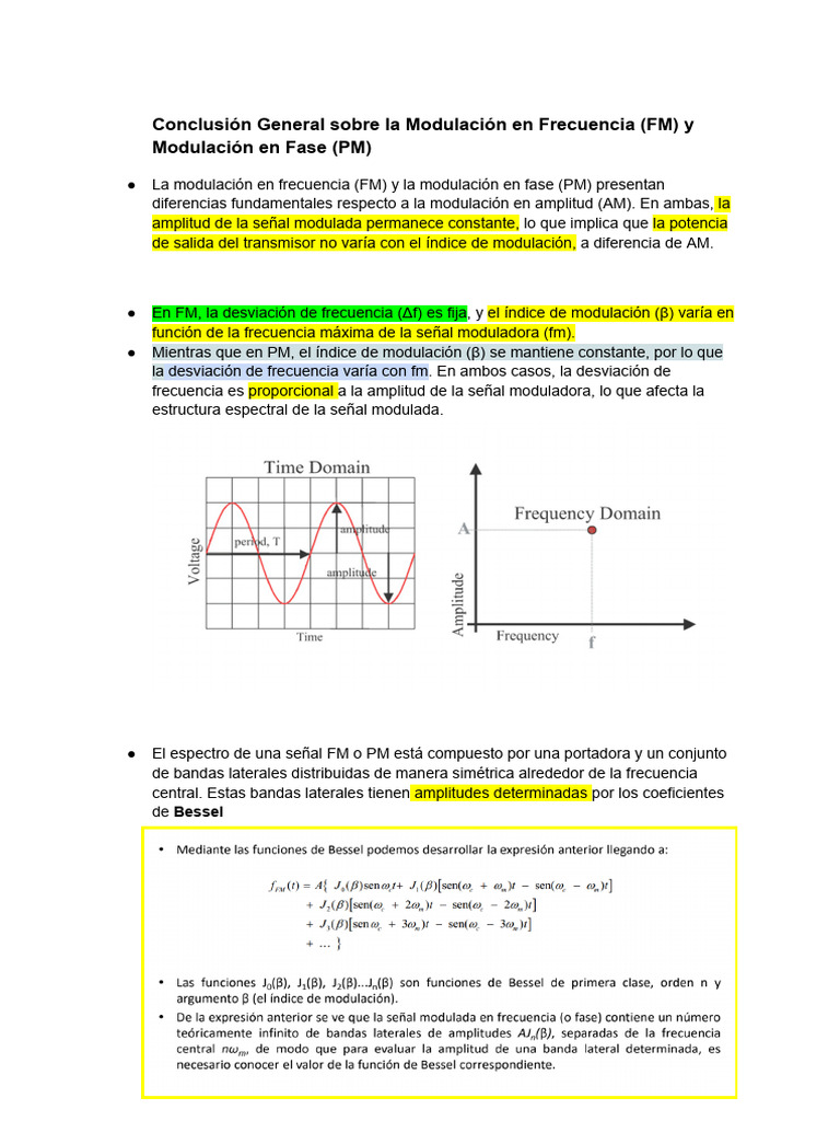 Estudiar FM | PDF | Modulación de frecuencia | Modulación