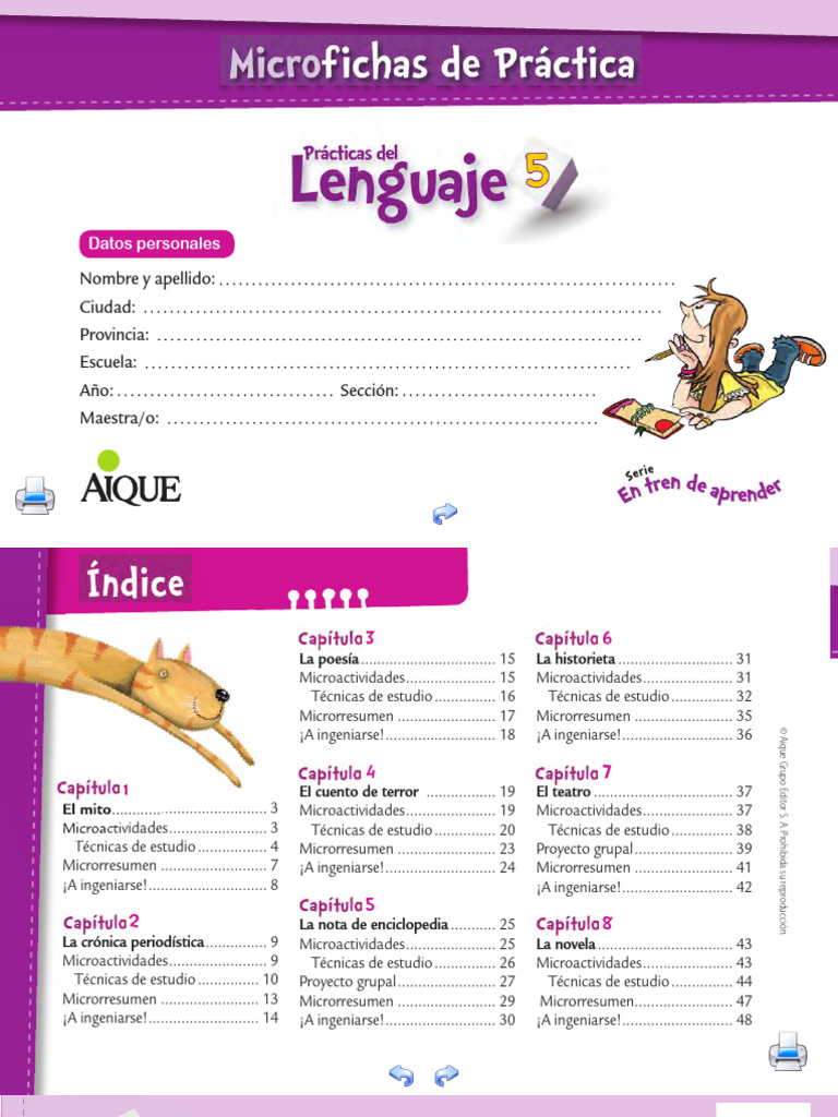 Lengua 5to - 1.indd | PDF | Poesía