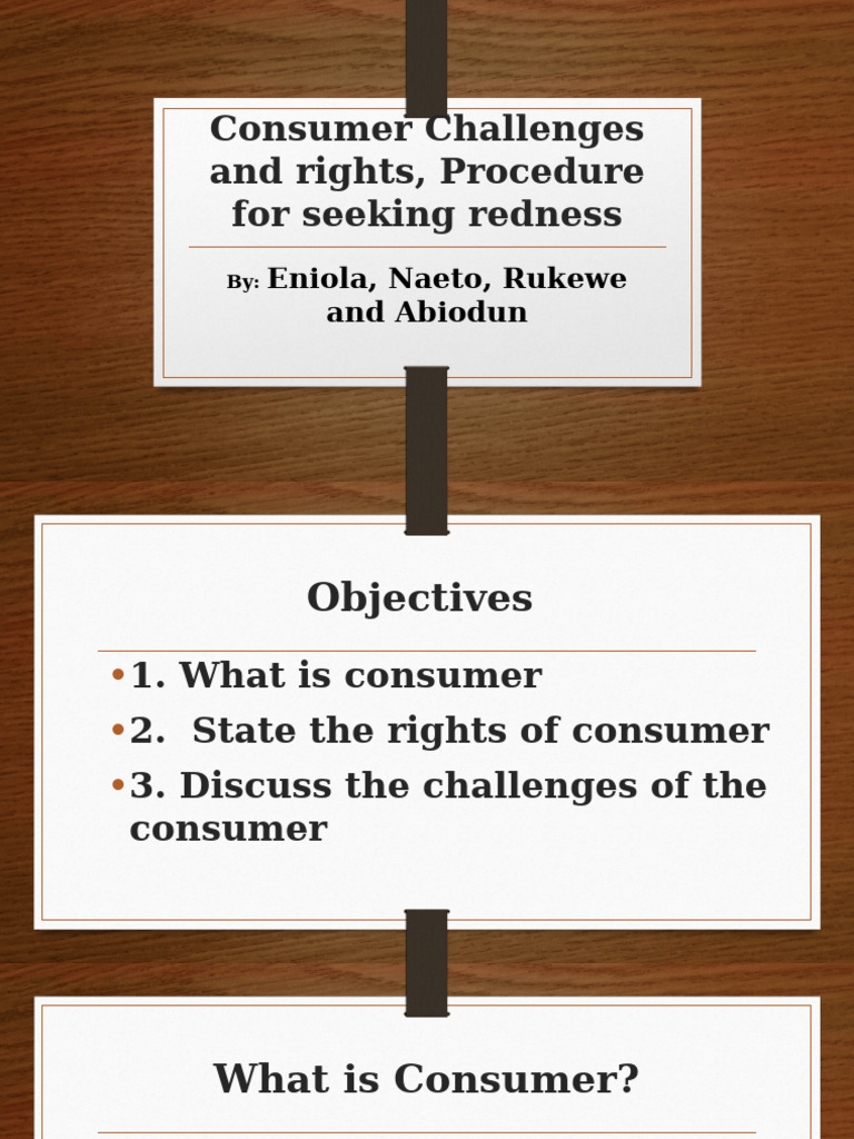 Consumer Challenges and Rights, Procedure For Seeking | PDF