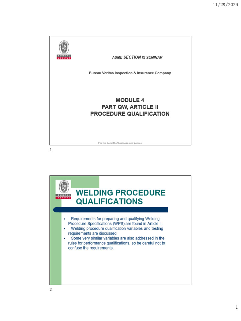 ASME Section IX: WPS and PQR Guidelines | PDF | Welding | Construction