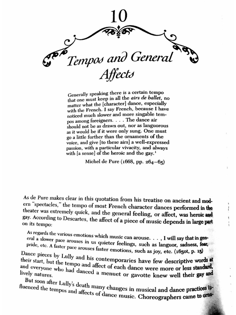 DR Tempos and Afects CH 10 | PDF