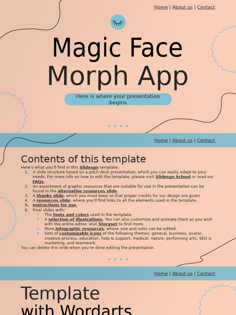 Magic Face Morph App by Slidesgo-2 | PDF | Planets | Planets In Astrology