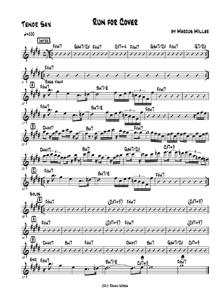Run For Conver (Sax Tenor) | PDF