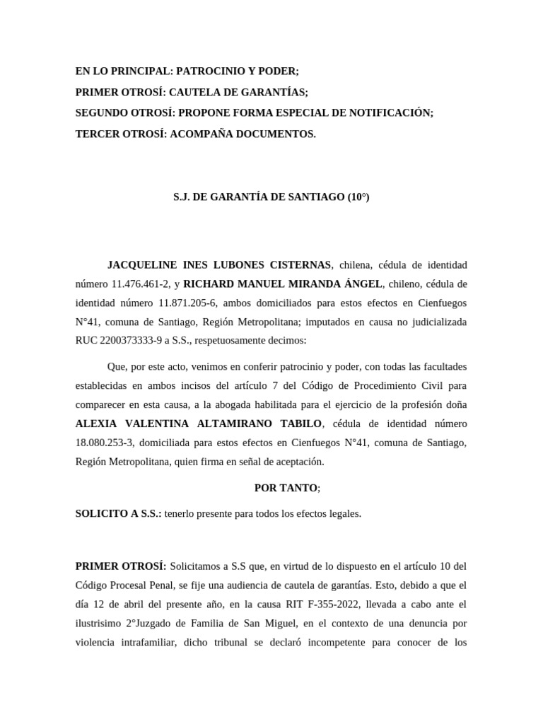 Cautela de Garantías | PDF | Gobierno | Ley Pública