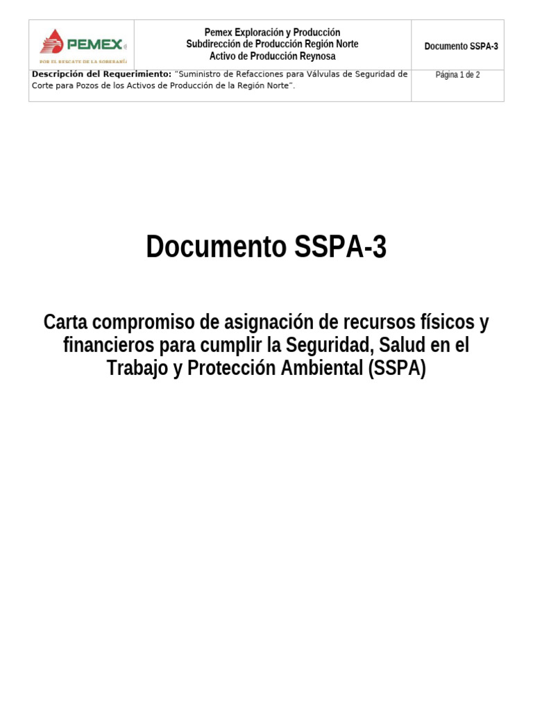 4.06 (96516) Documento SSPA-3 | PDF