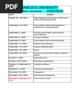 STADIO 2025 Academic Calendar_new students_CL | PDF