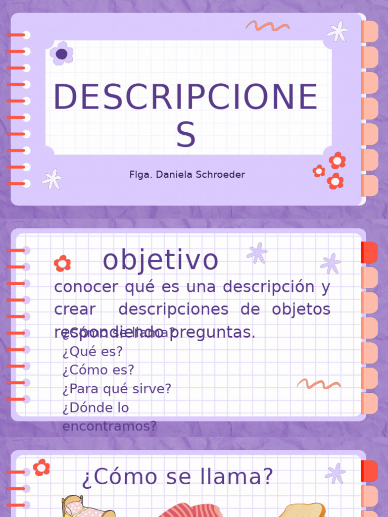 Discurso Descriptivo | PDF