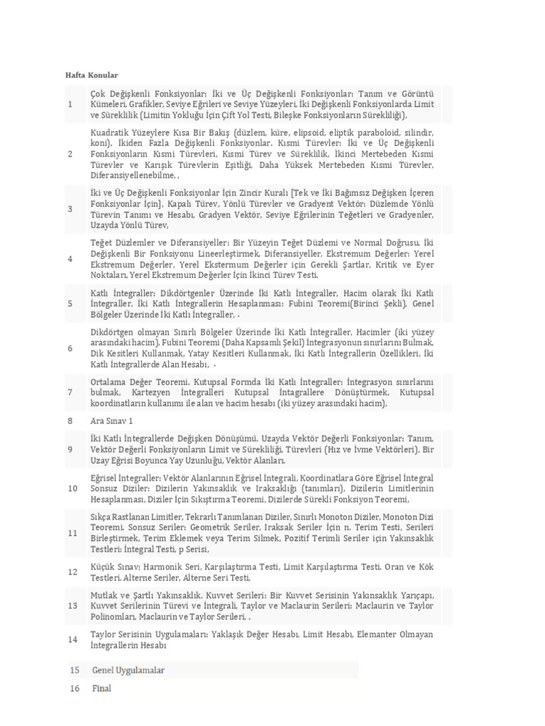 Mat2 Yeni Müfredat | PDF