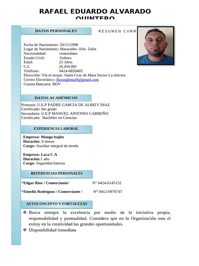 Curriculo Rafa | PDF