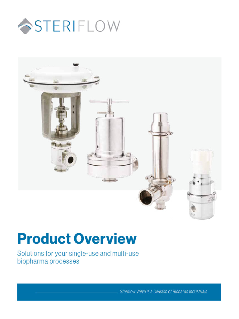 Steriflow Product Overview | PDF | Valve | Pump