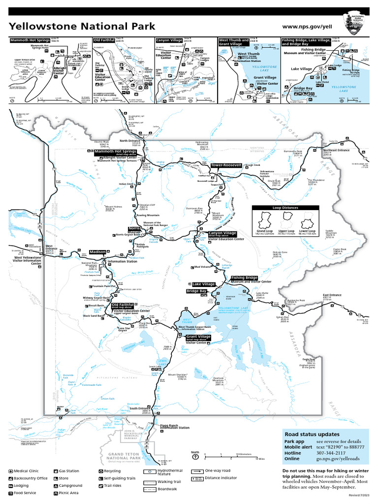 Yell Grte Tear Off Map 2023 Web | PDF