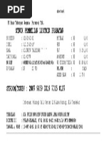 Contoh Struk Token Listrik | PDF | Pengelolaan Keuangan & Uang | Komputer