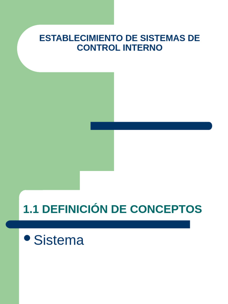 Guía sobre Sistemas de Control Interno | PDF | Contabilidad | Planificación