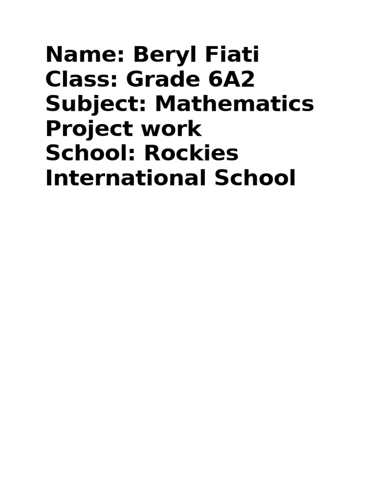 Grade 6 Math Project: Ordering Times | PDF | Astronomy | Physical Sciences