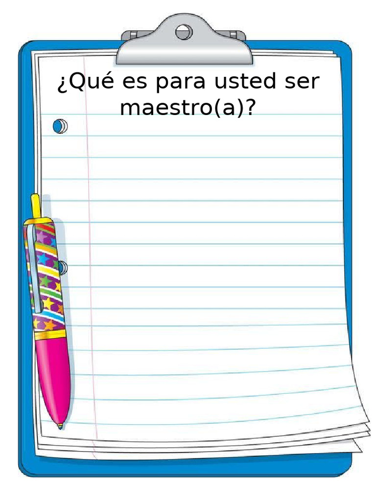 ¡QUE ES PARA USTED SER MAESTRO' | PDF