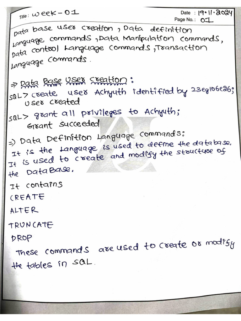 Dbms Lab Week-02 | PDF