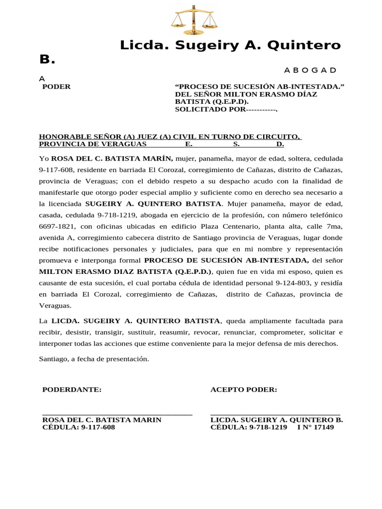 Modelo de Poder Sucesión Milton | PDF