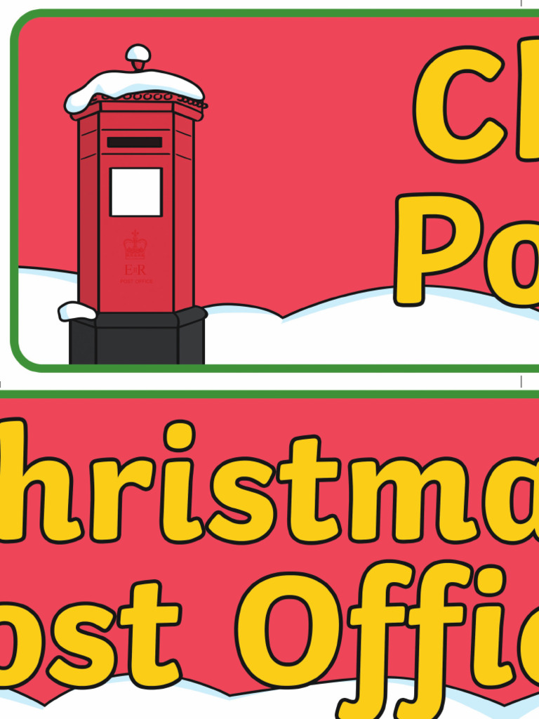 Christmas Post Office Display Banner | PDF