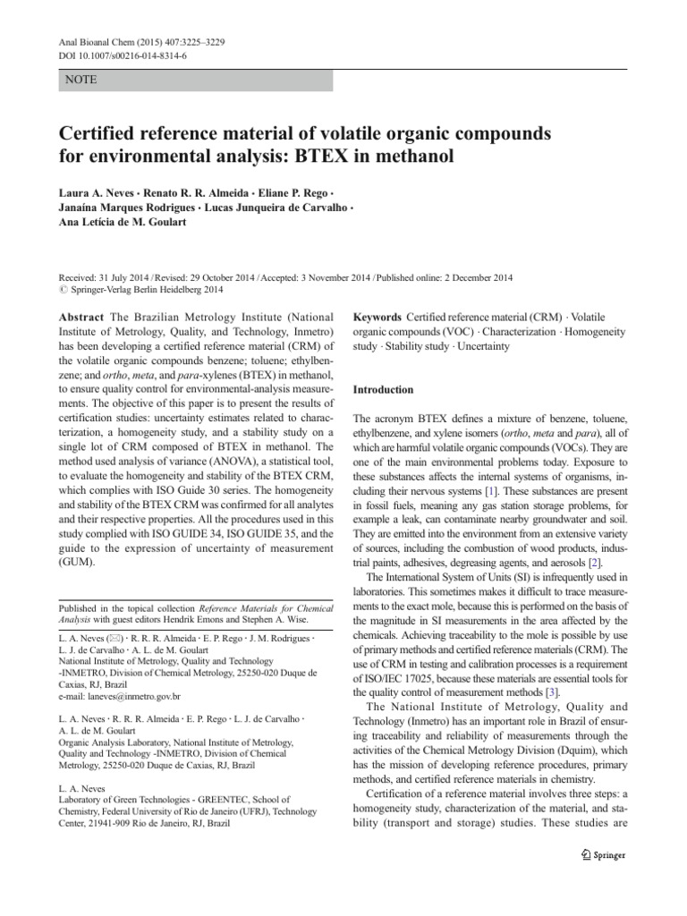 NEVES et al. - 2015 - Certified reference material of volatile organic ...