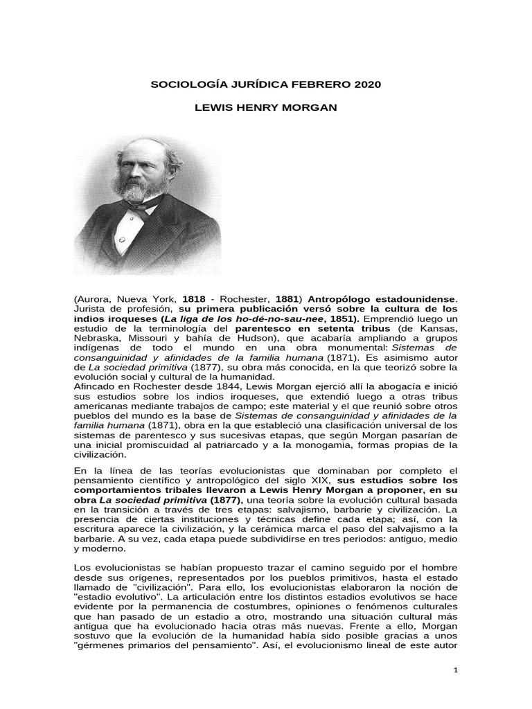 1.2.6. - . - Lewis Henry Morgan | PDF | Educación en artes liberales