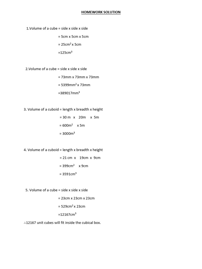 How Big How Heavy (HW Solution) | PDF