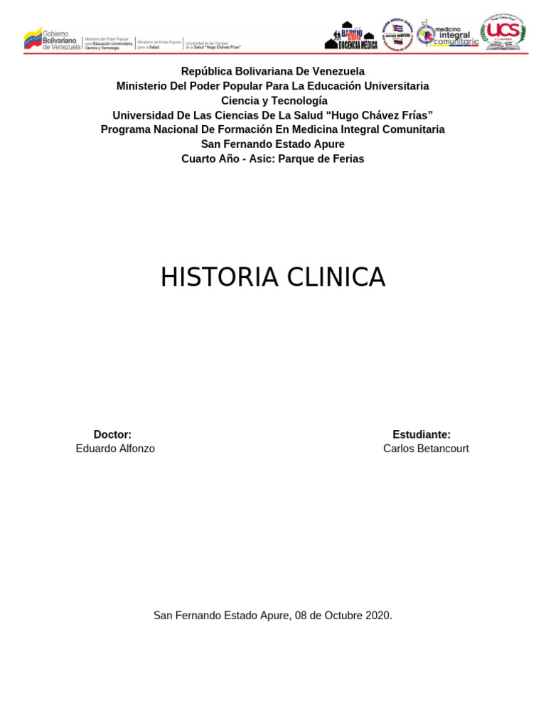 Historia Clinica Gineco Obstetrica CIUR | PDF | El embarazo ...