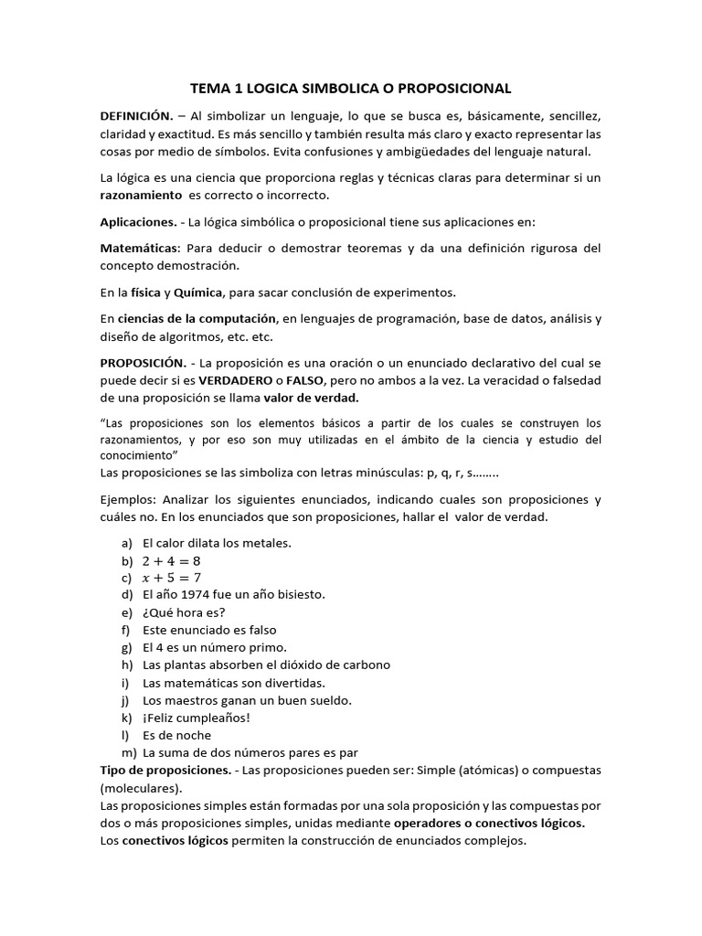 Definicion de Logica | PDF