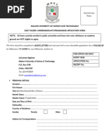 MIE Application Form | PDF