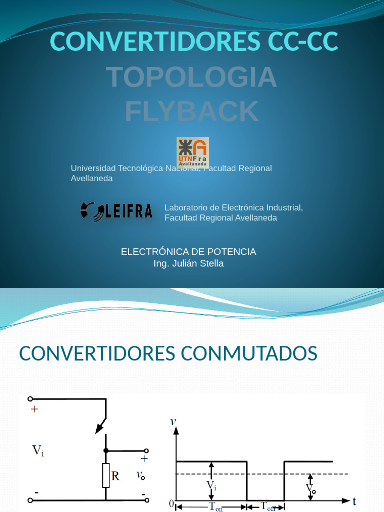 Teoria de Flyback | PDF | Electrónica | Electrónica de potencia