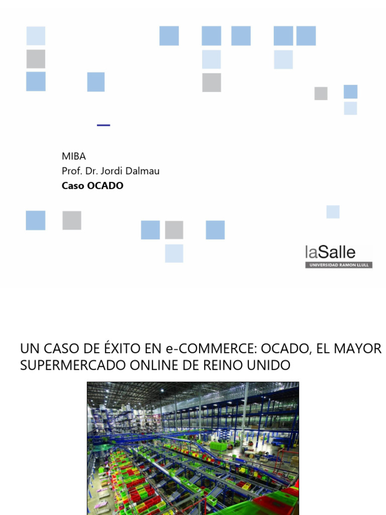 Caso OCADO | PDF | Cadena de suministro | Business