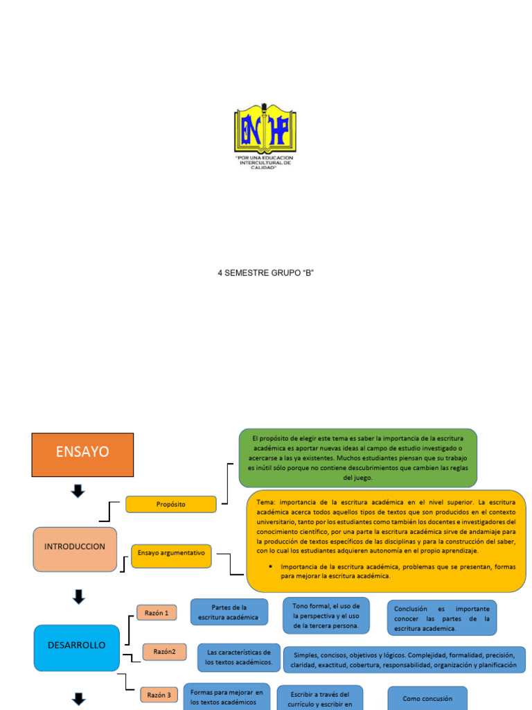 Esquema Del Ensayo Argumentativo | PDF | Ensayos | Plan de estudios