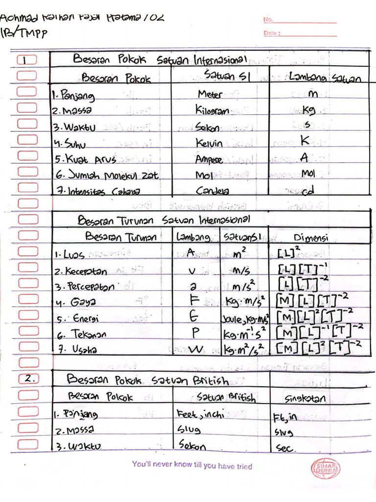 Fisika Tugas Ke 2 | PDF