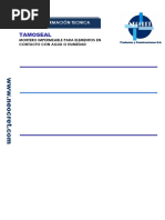 Ficha Tecnica Del Maxiseal Flex | PDF | Agua | Hormigón