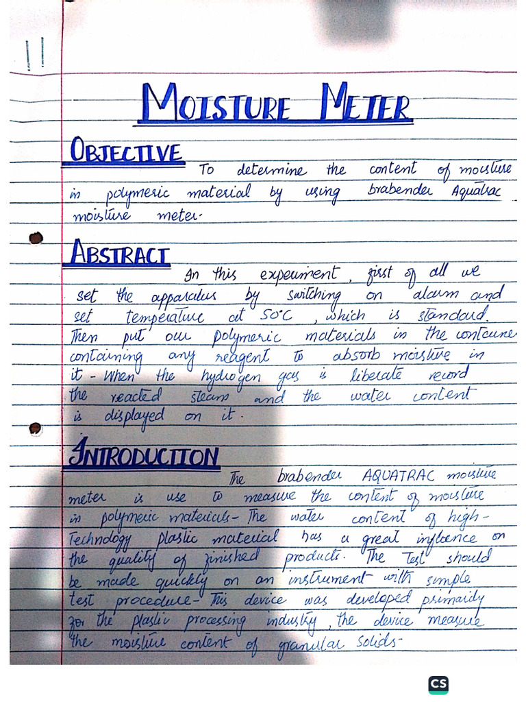 Moisture Meter | PDF