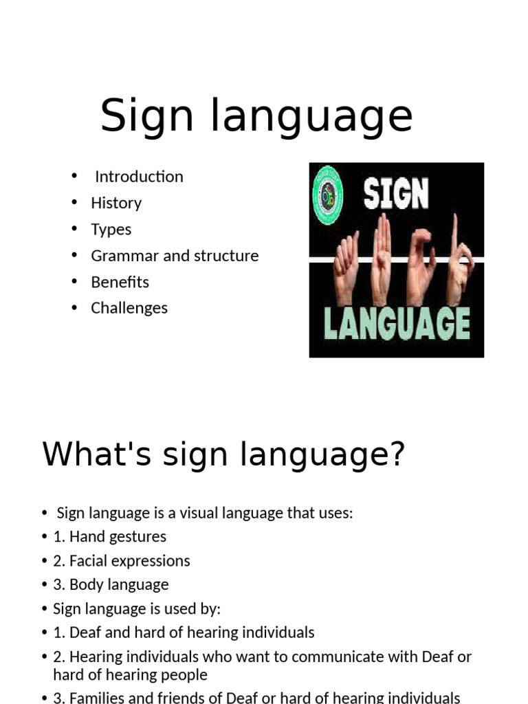 1st Part (Sadia Arif) Sign Language | PDF | Sign Language | American ...