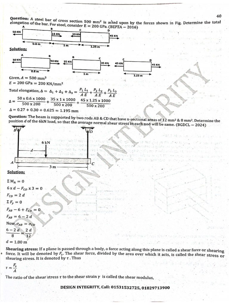 Strength of Materials | PDF