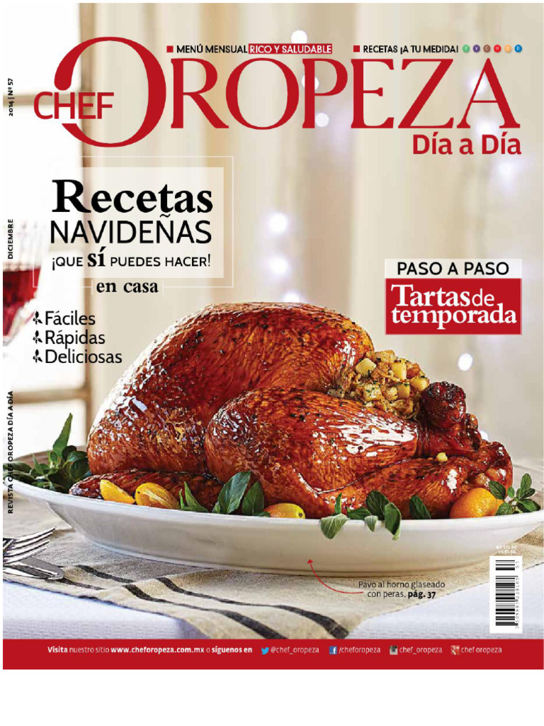 Chef Oropeza Dia A Dia #57 - Recetas Navidenas | PDF