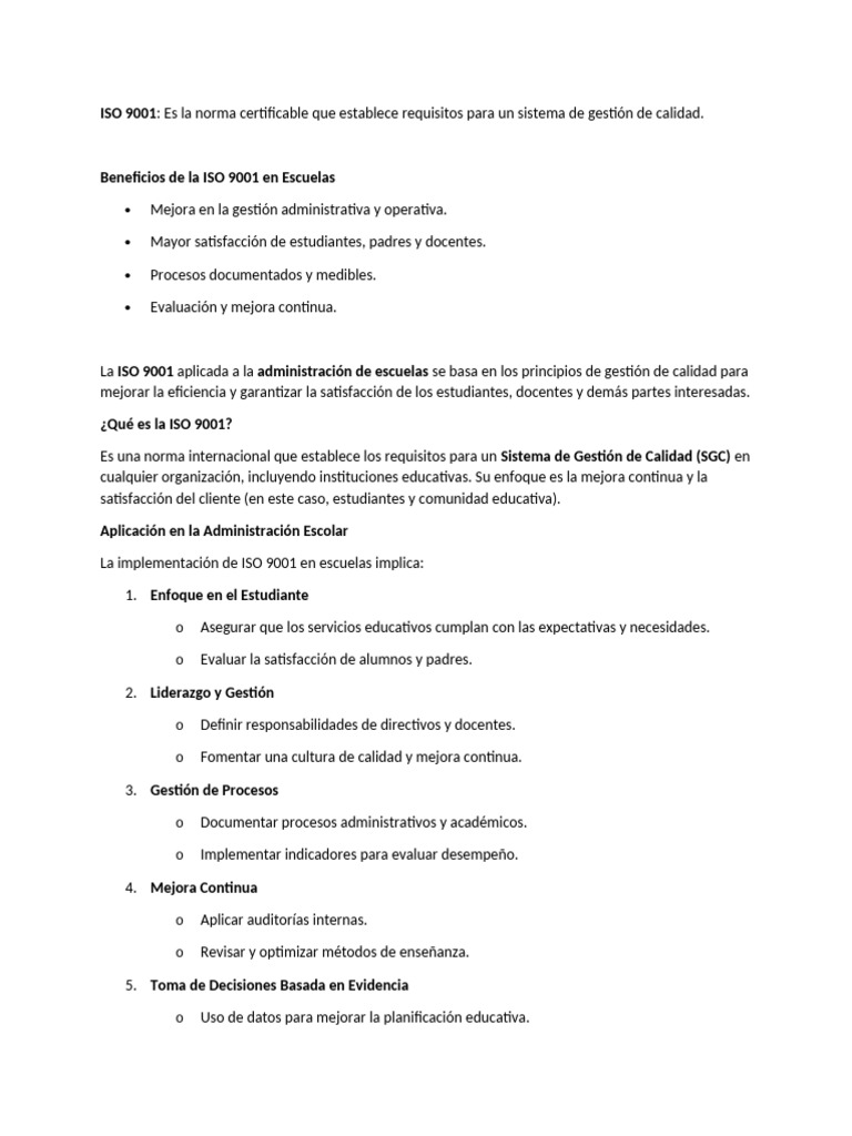 Ejemplos Practicos de ISO 9001 | PDF | Sistema de manejo de calidad | Calidad (comercial)