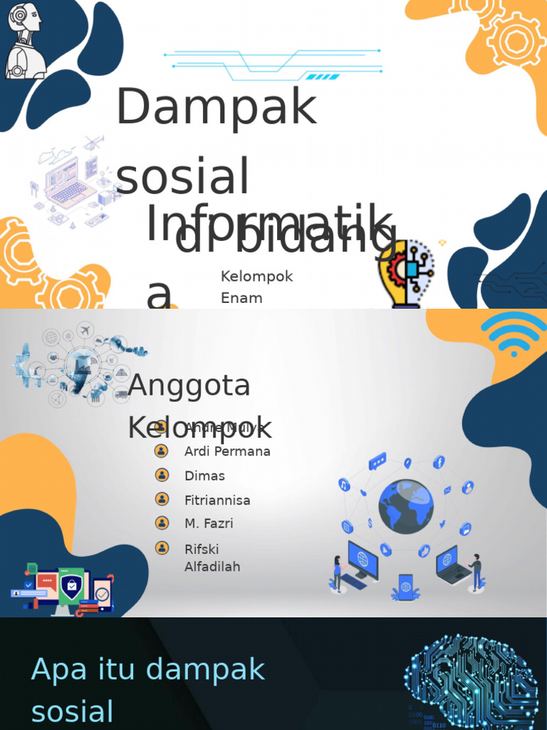 Dampak Sosial Informatika ( Kelompok 6)-compressed | PDF