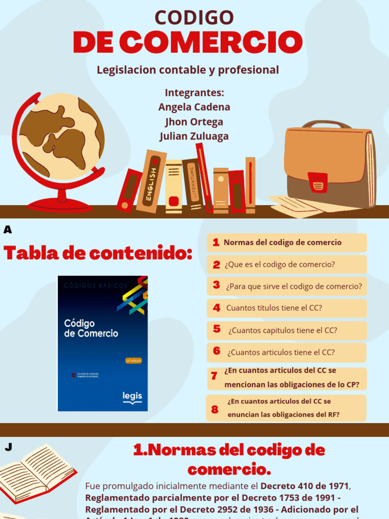 Exposicion Codigo de Comercio | PDF | Sociedad de responsabilidad limitada | Contabilidad