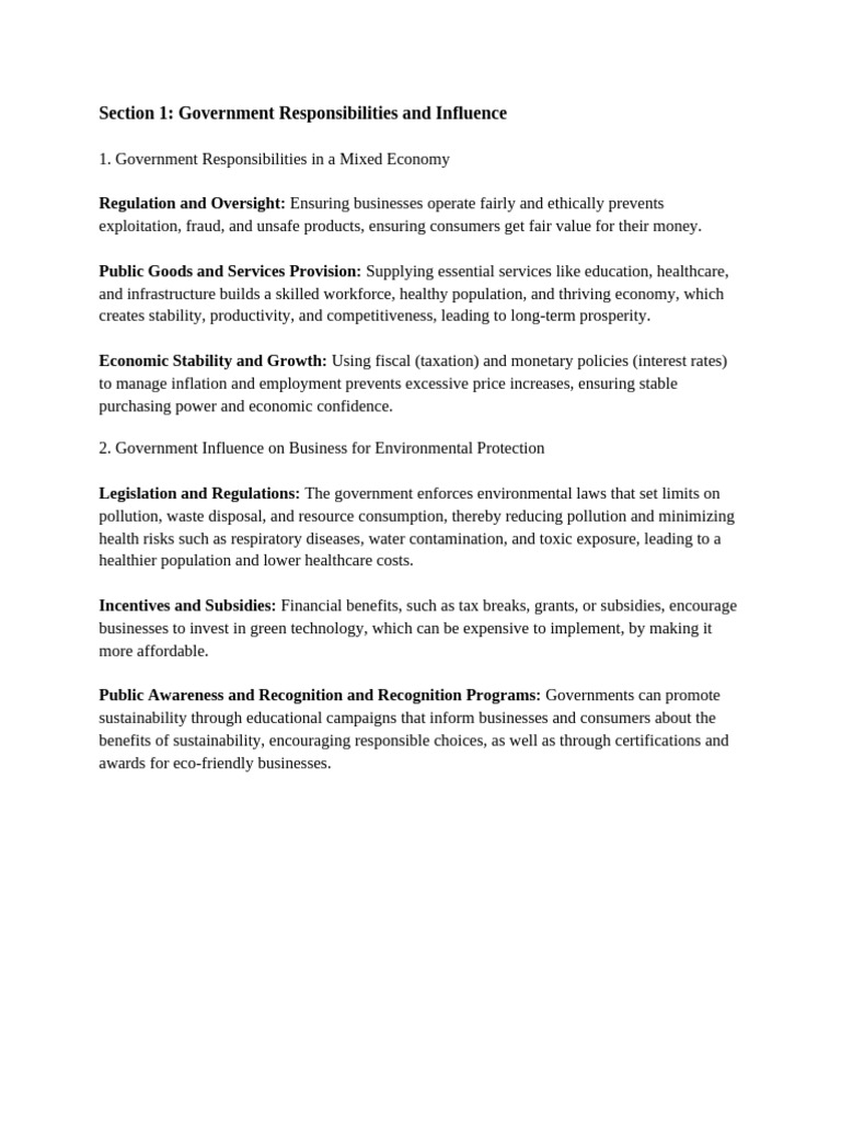 POB Assignment Government | PDF | Taxes | Subsidy