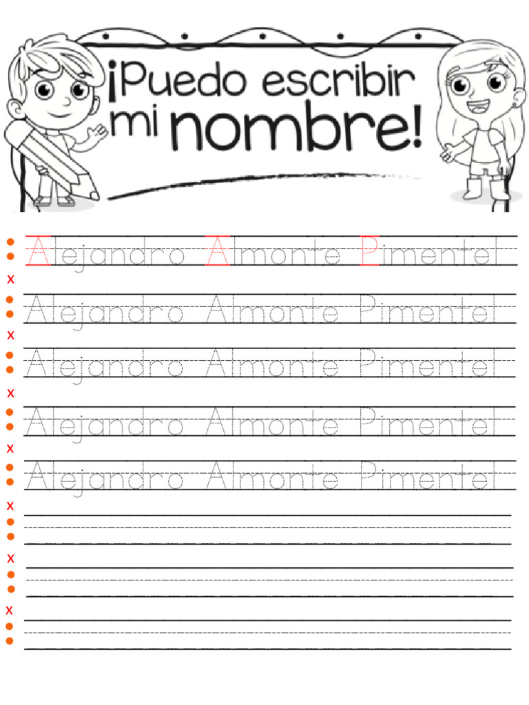 Puedo Escribir Mi Nombre | PDF