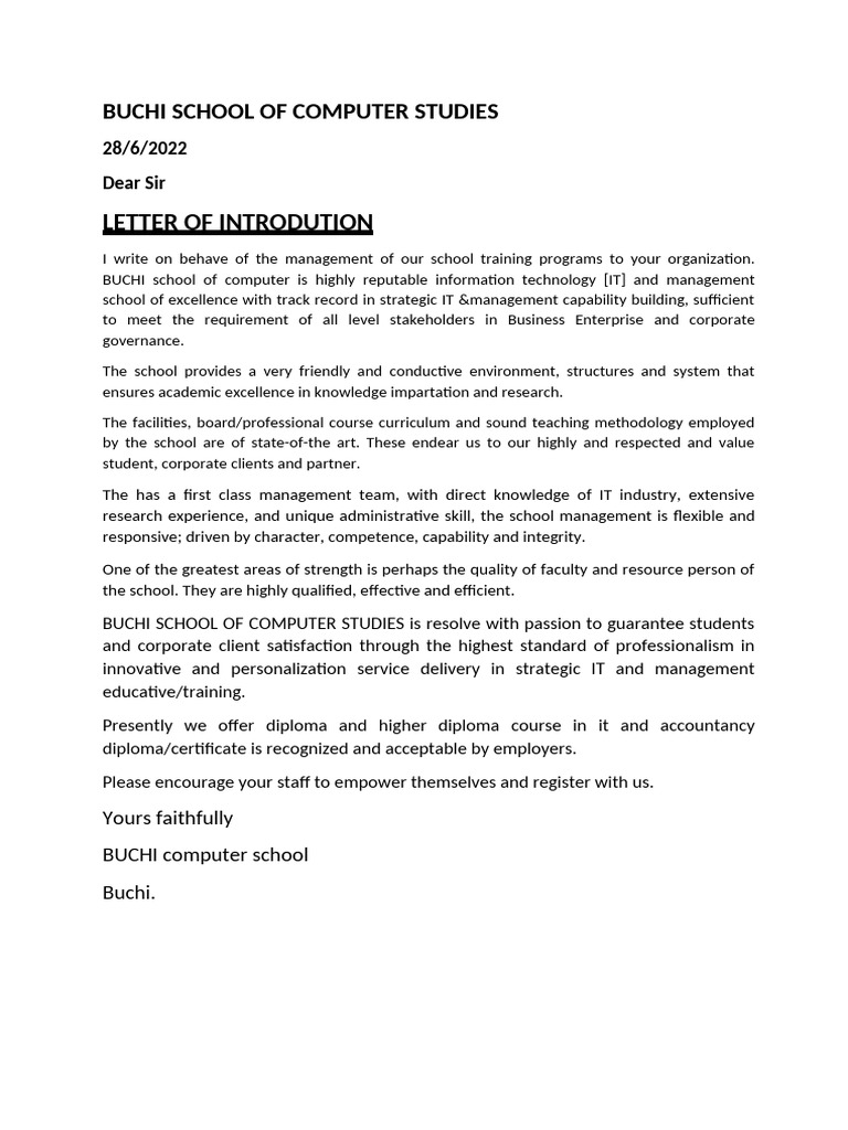 Success School of Computer Studies | PDF