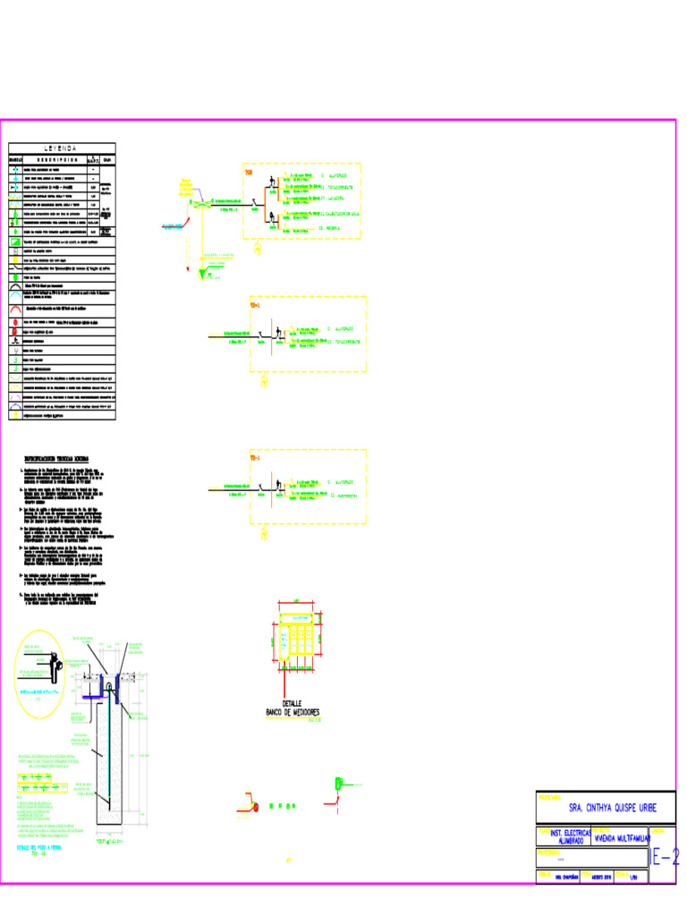 Leyenda: C1 Alumbrado C2 Tomacorriente C3 Lavadora | PDF | Metales de ...