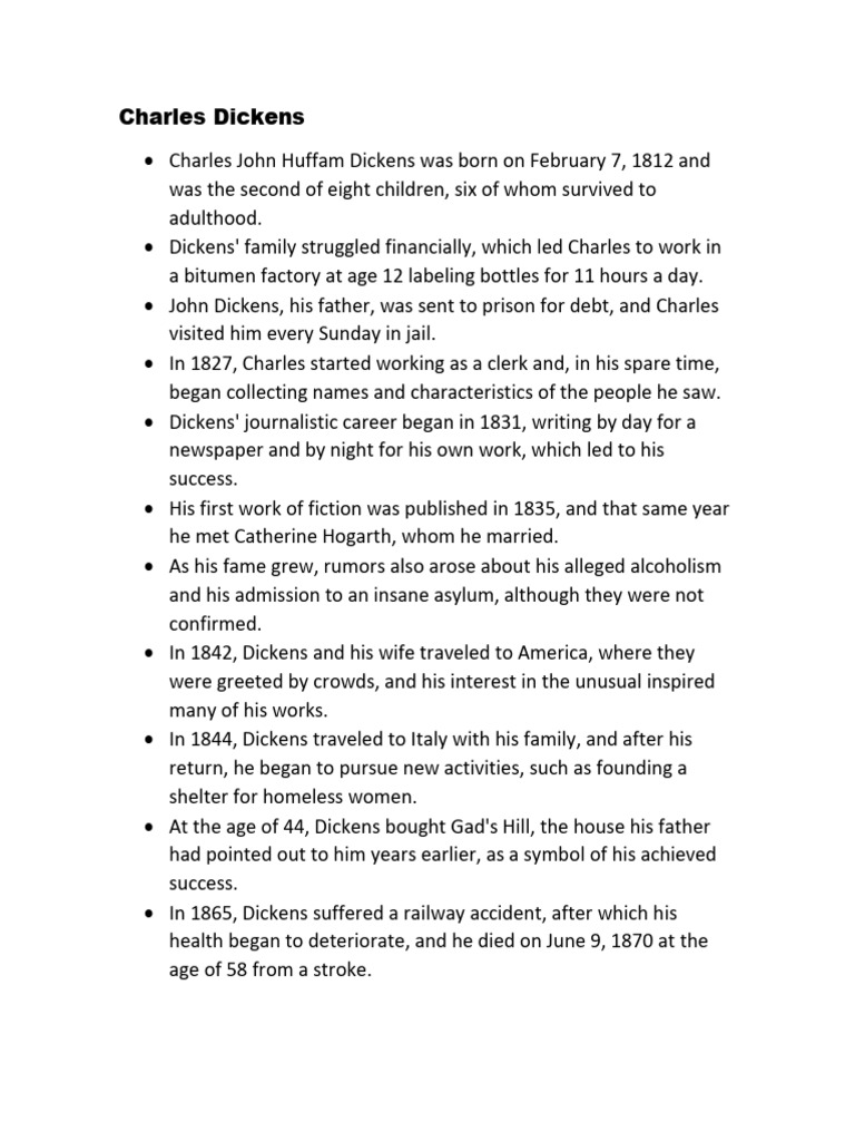 Charles Dickens | PDF
