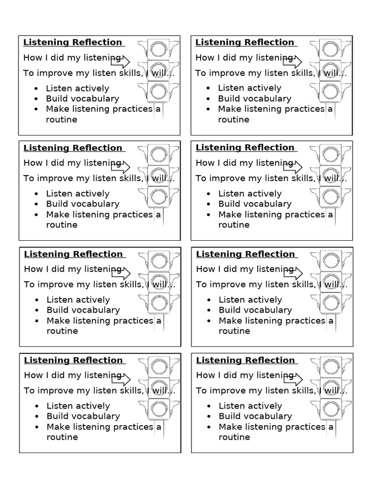 Strategies for Improving Listening Skills | PDF