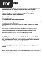 Monologo Ni Sisa | PDF