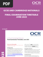 GCSE Exam Dates 2025 - Exam Timetables and Key Information - BBC ...