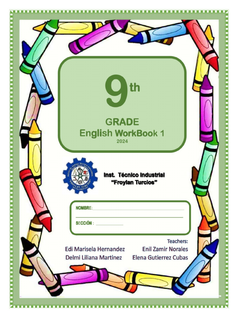 9th WORKBOOK 1 ITFT 2024 | PDF | Adjetivo | Morfología