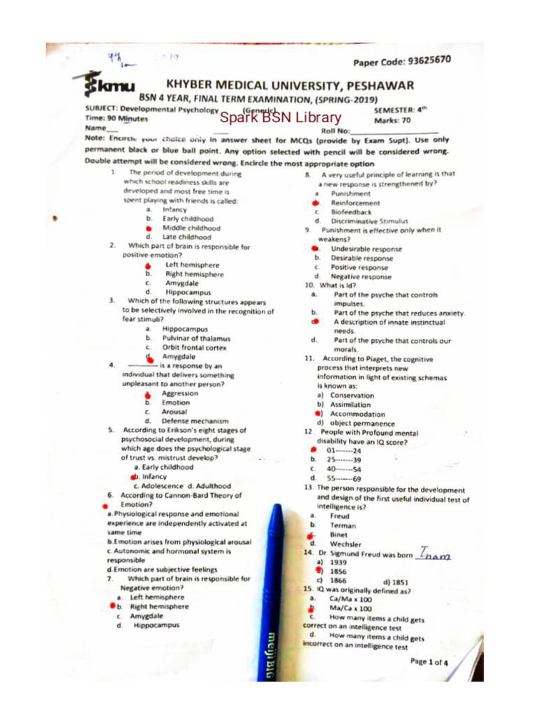 Developemental Psychology 2019 | PDF